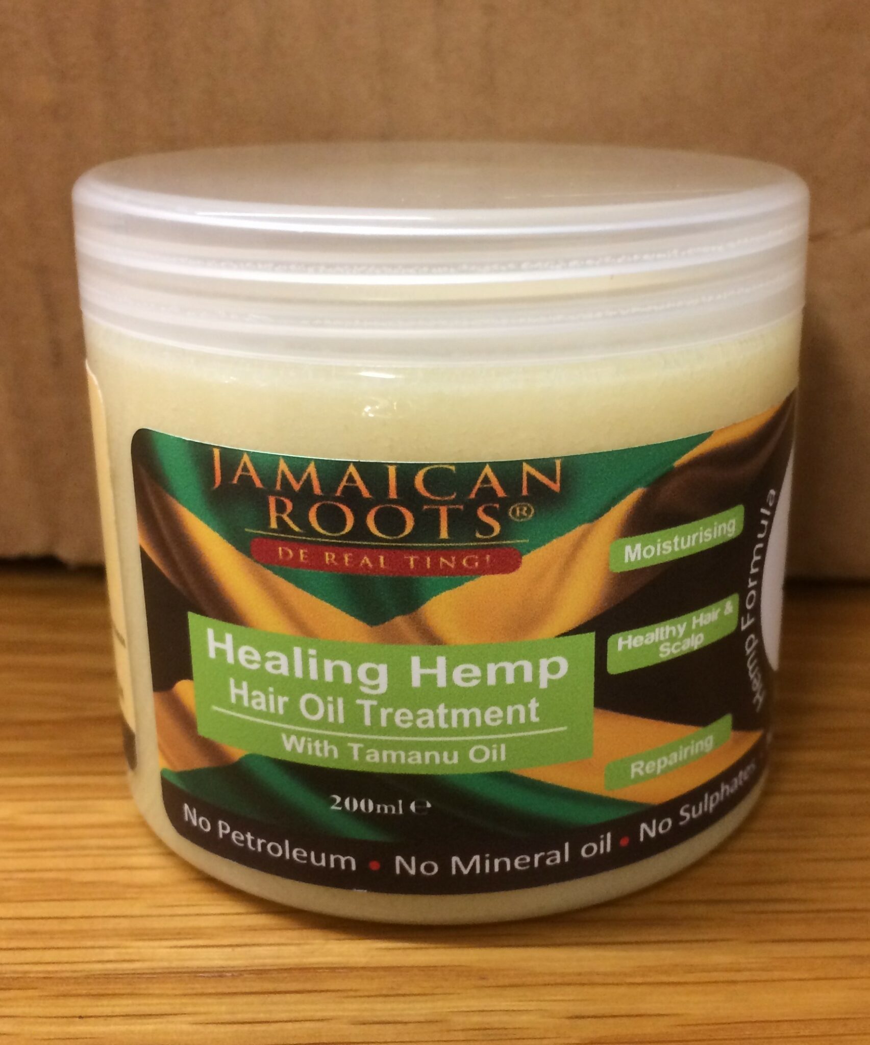 Jamaica Roots Healing Hemp Hair Oil 200ml - Black Hair | Branded Housewares
