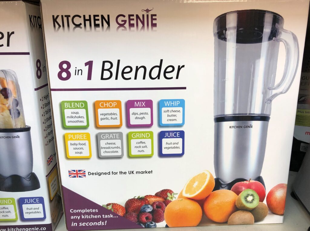 Kitchen Genie 8 In 1 Food Blender | Branded Housewares