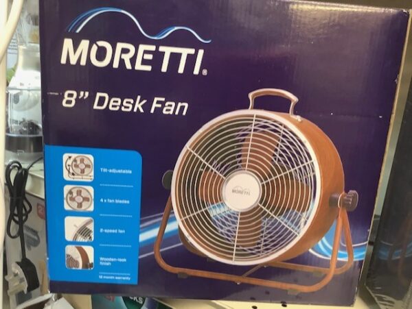 Moretti 8 20cm Portable Desk Fan - Wholesale Returns Pallet | Branded ...