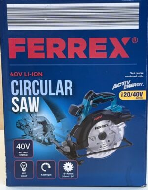 Ferrex Circular Saw - 40V - Li - Ion | Branded Housewares